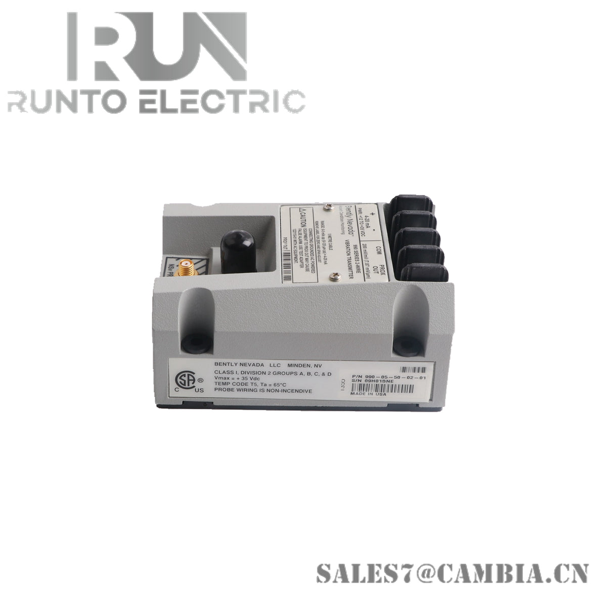 Bently Nevada 991-01-XX-01-01 Click to get a quote! – Runtoelectronic