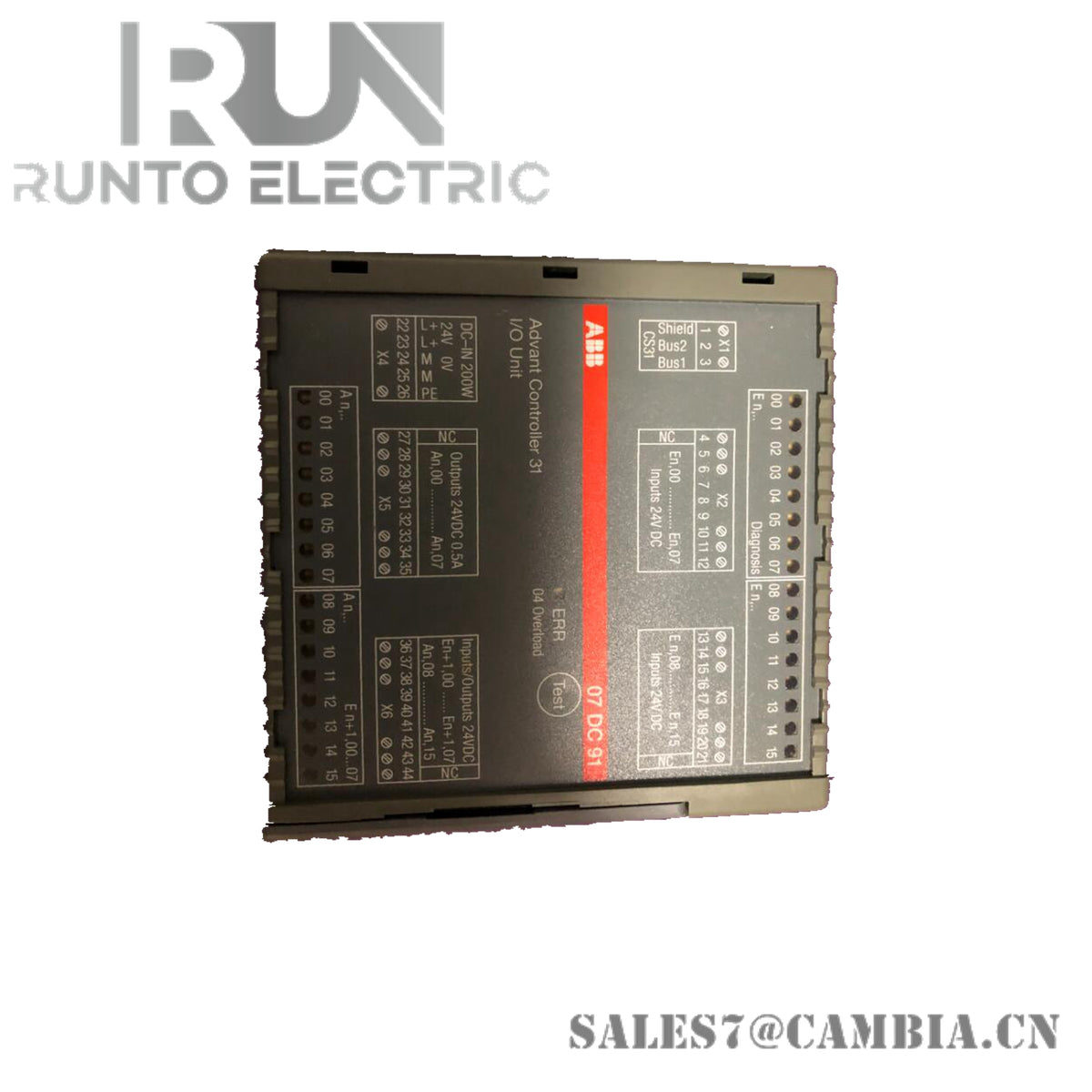 ABB 07DC91 GJR5251400R0202 Digital Input/Output Module – Runtoelectronic
