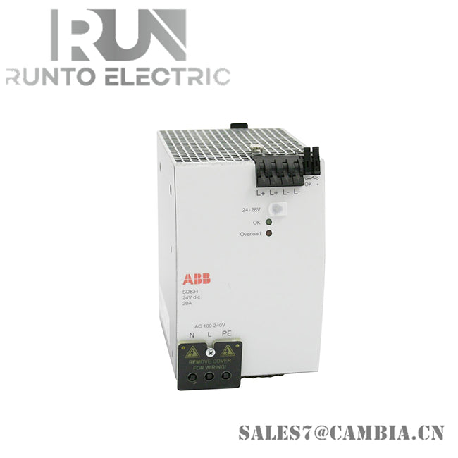 ABB SD834 3BSC610067R1 Power Supply Device – Runtoelectronic