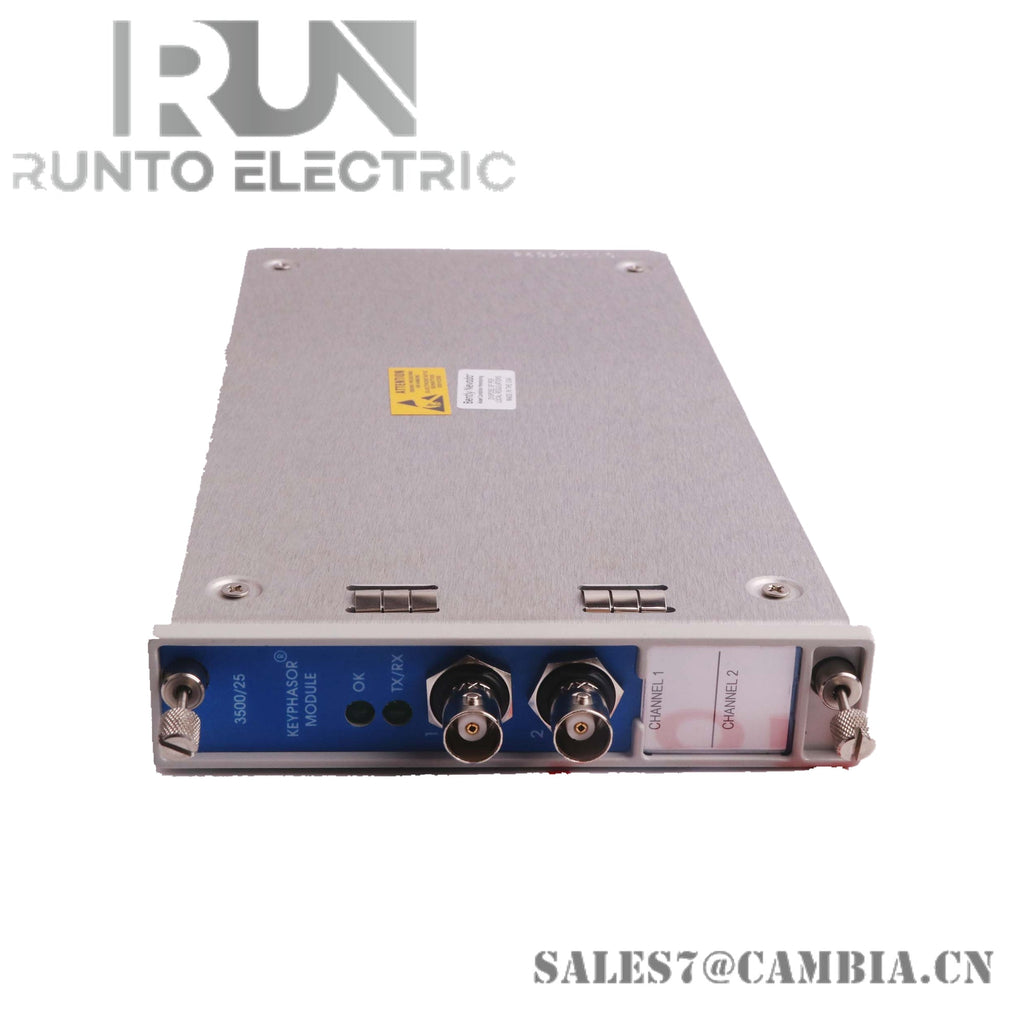 Original Bently Nevada 3500/25-01-01-00 Keyphasor Module – Runtoelectronic