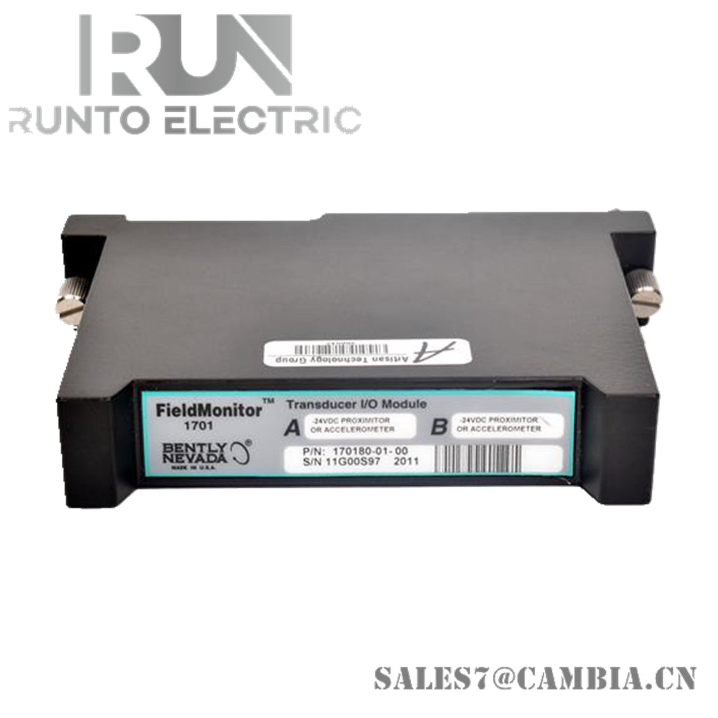 Bently Nevada 1701/25 161141-01 Seismic Input Monitor Module ...