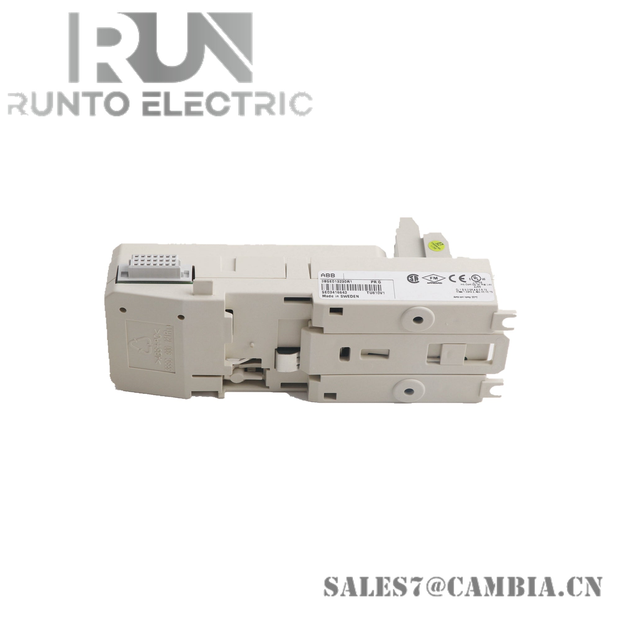 ABB 3BSE013230R1 TU810V1 Compact Module Termination Unit – Runtoelectronic