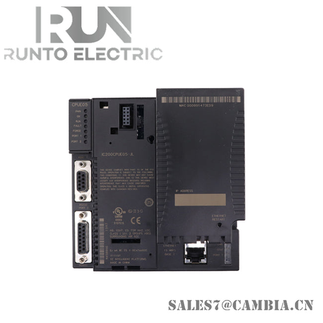 Emerson IC200CPUE05 VersaMax PLC – Runtoelectronic