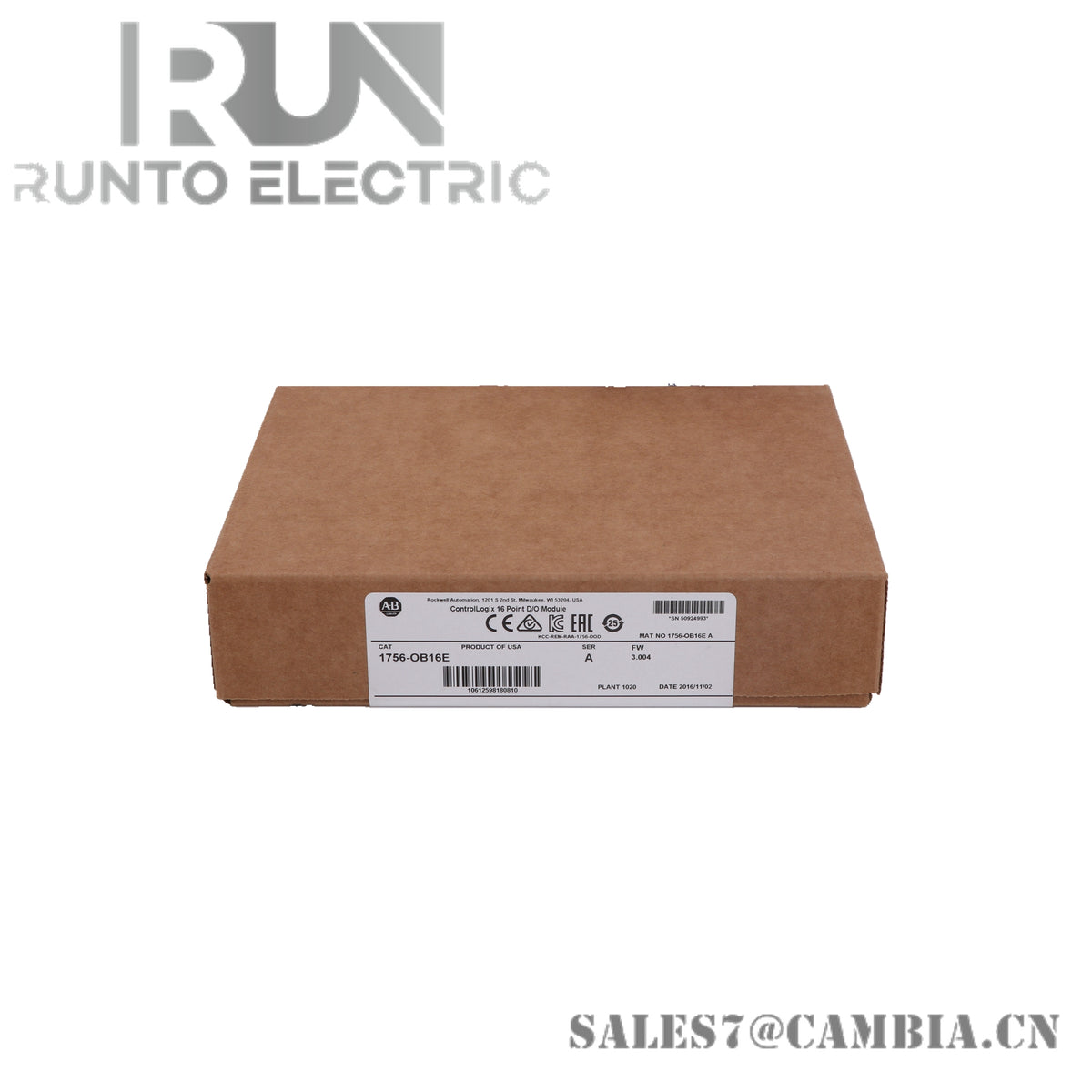 1756-OB16E Allen Bradley ControlLogix 16 Point D/O Module – Runtoelectronic