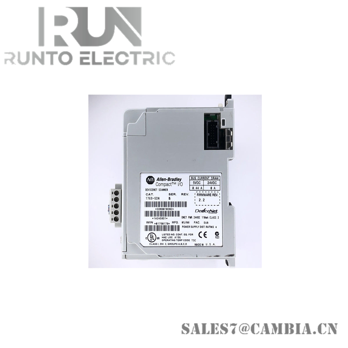 Allen Bradley 1769-SDN CompactLogix DeviceNet Scanner Module ...