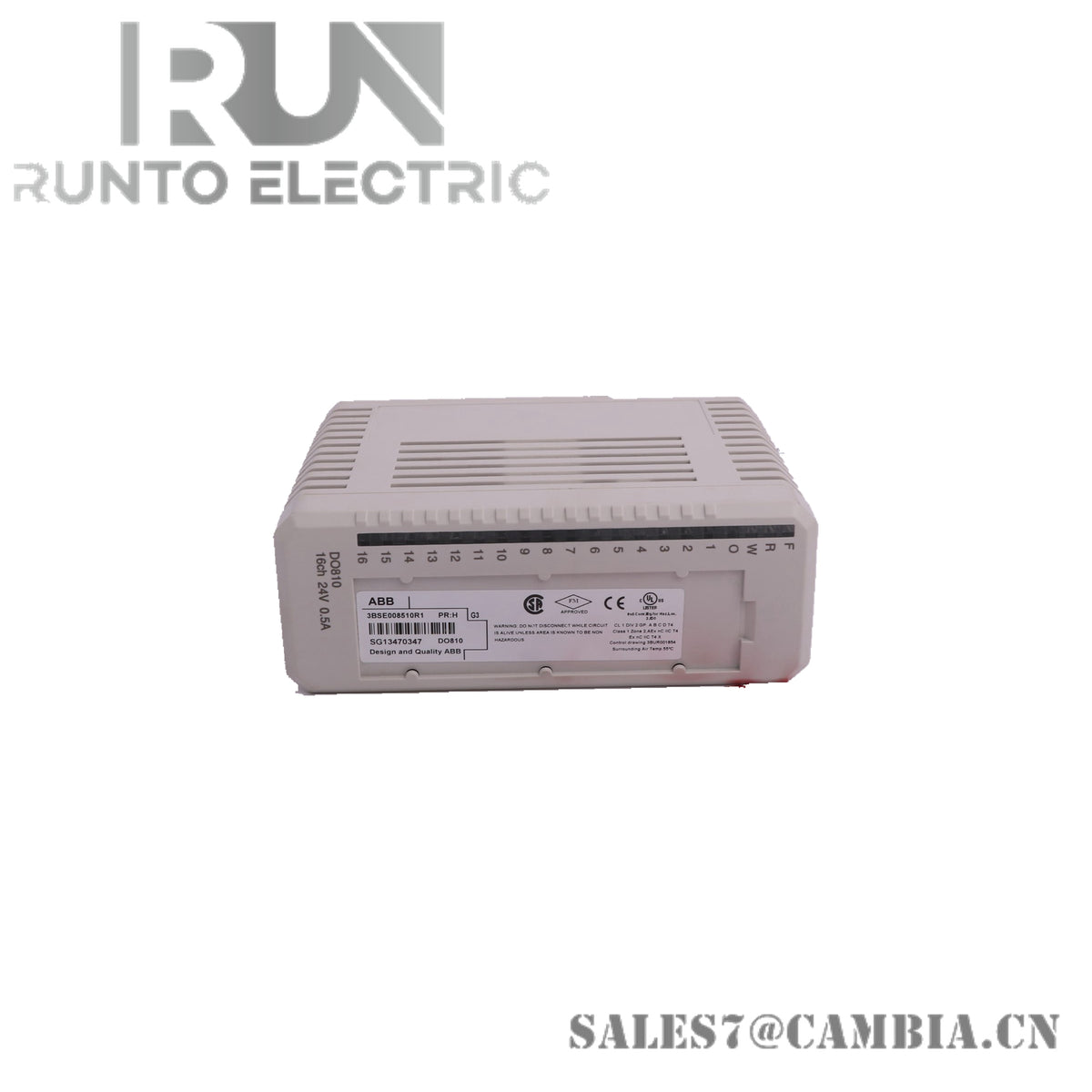 ABB DO810 3BSE008510R1 I/O OUTPUT MODULE – Runtoelectronic