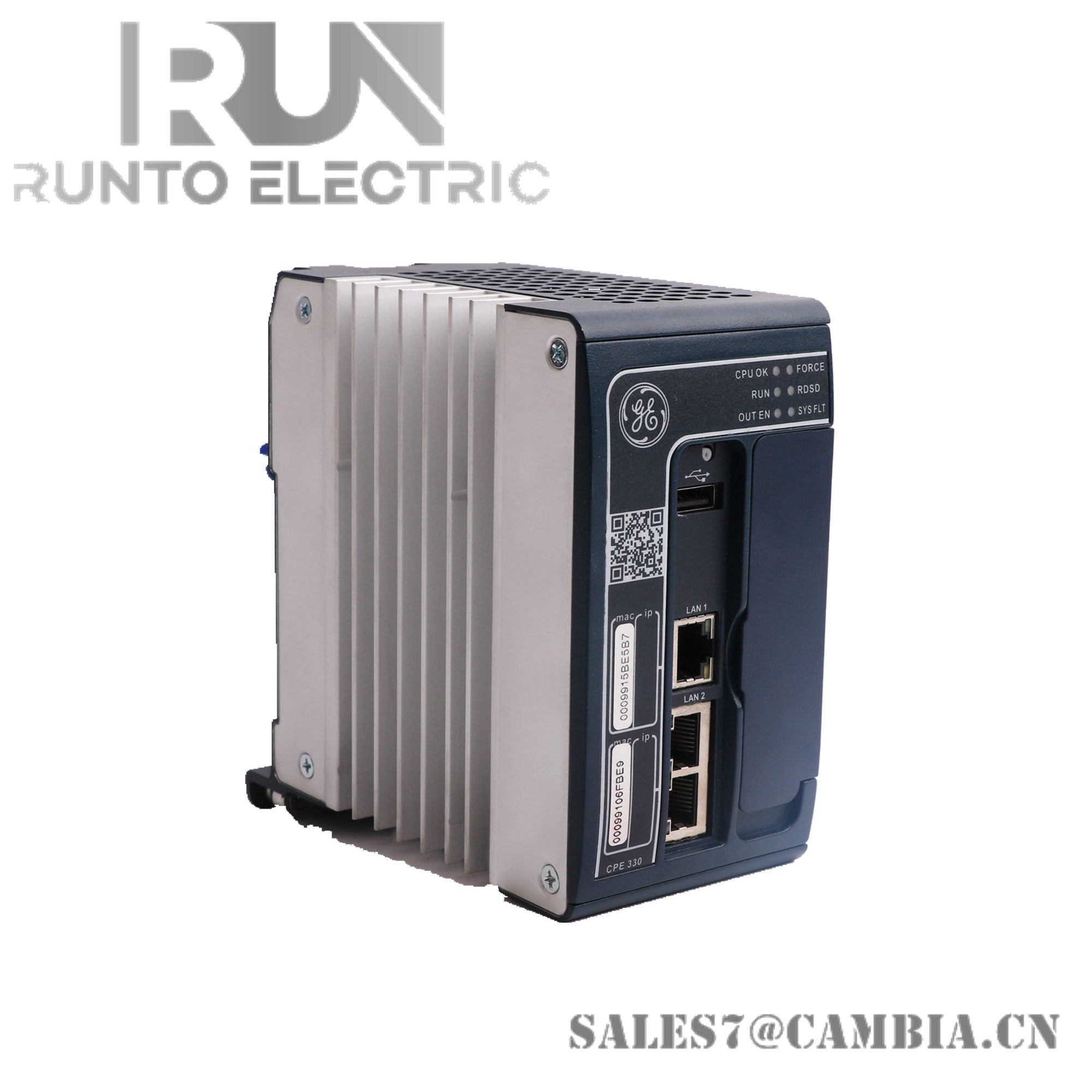 GE Fanuc IC695CPE330 RX3i Controller – Runto Electric