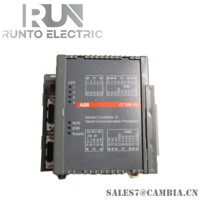 ABB 07MK92 GJR5253300R1161 Communication Module – Runto Electric