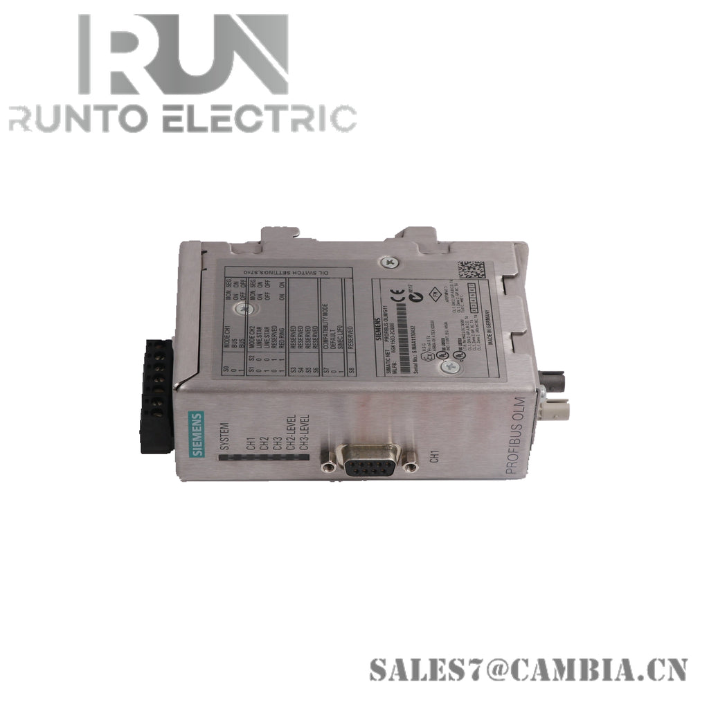 SIEMENS 6GK1503-2CB00 OPTICAL LINK MODULE – Runtoelectronic