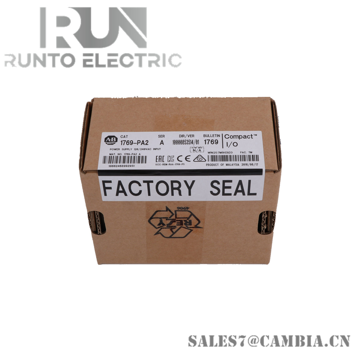 Allen Bradley 1769-PA2 Power Supply – Runtoelectronic
