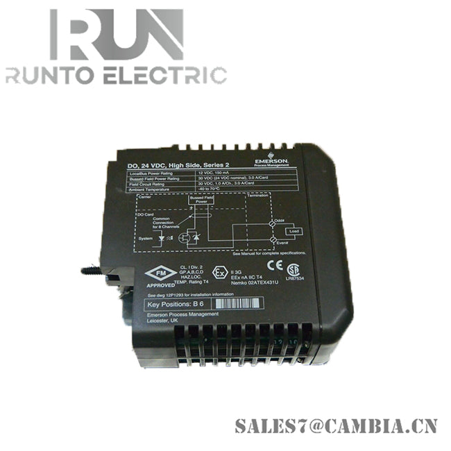 Emerson VE4002S1T2B2 KJ3202X1-BA1 12P2536X032 High-Side Series ...