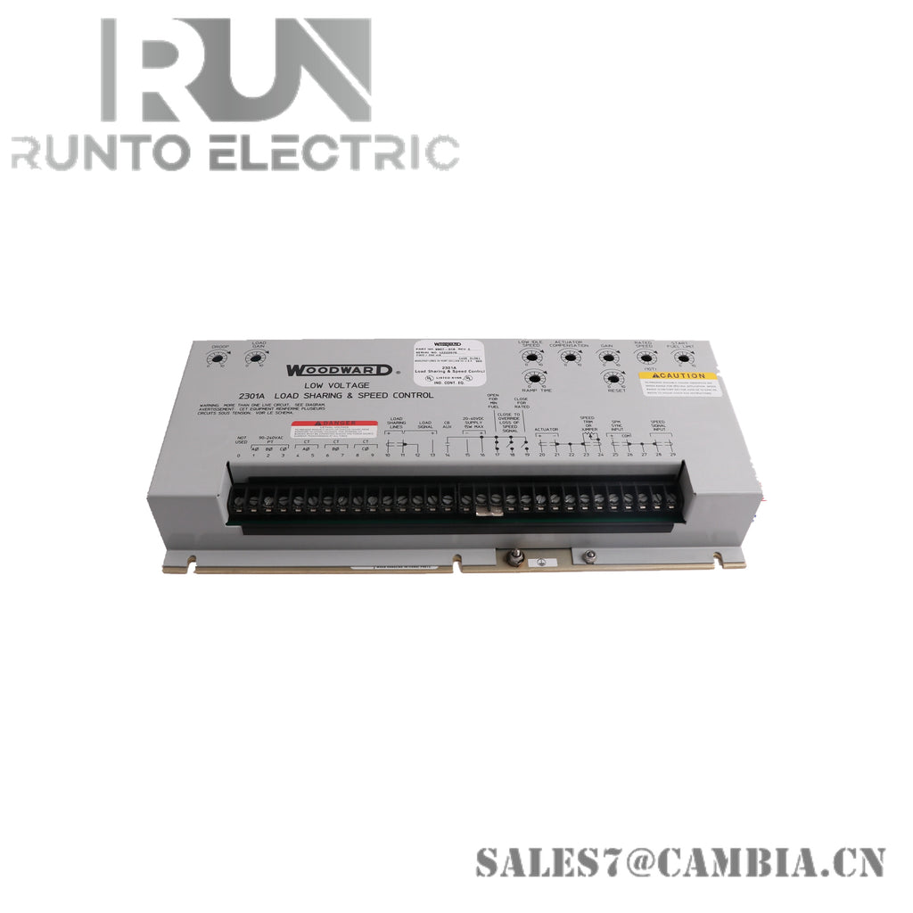 Woodward 2301A 9907-014 speed controller – Runtoelectronic